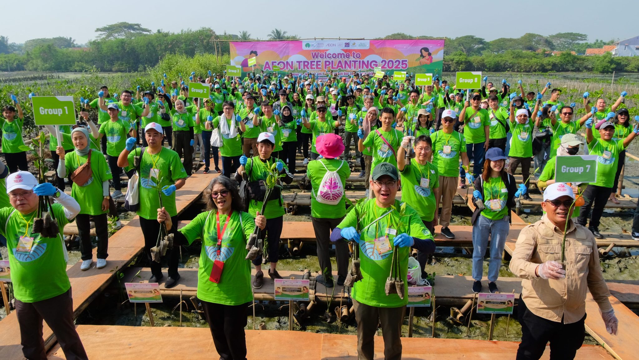 Aktivitas Tree Planting AEON Group Indonesia di Banten - AEON Delight ...